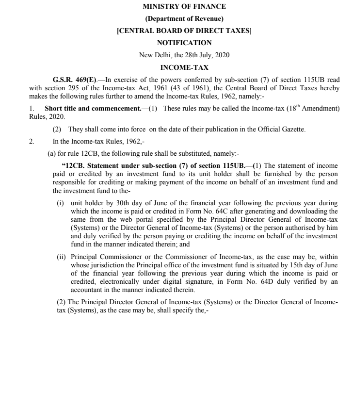 Study Notes - Ministry of Finance Notification 55 - Mangalam Placement